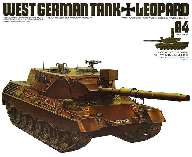 TM35112 TAMIYA 1/35 German Leopard 1A4 Tank EUR 24,00 - PicClick DE