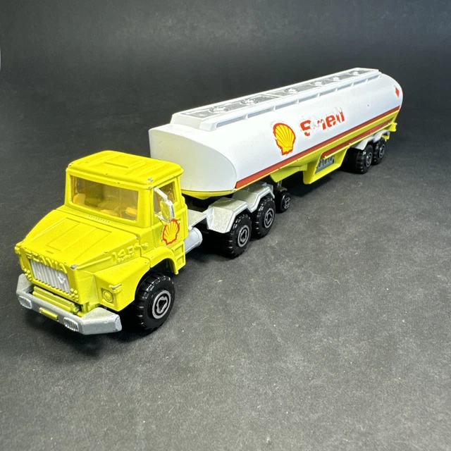 MAJORETTE 1/60 SCANIA Shell Tanker Serie 3000 Vintage Diecast Model ...