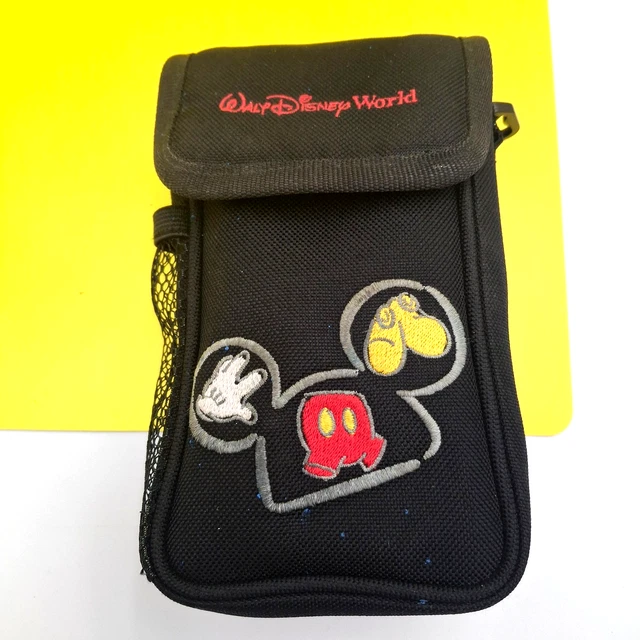 WALT DISNEY VINTAGE 90s Mickey Mouse Crossbody Camera Phone Bag Case ...