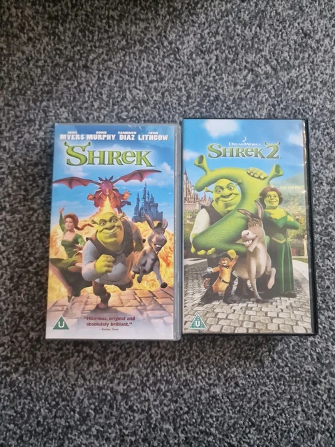 BUNDLE OF SHREK And Shrek 2 VHS £5.92 - PicClick UK