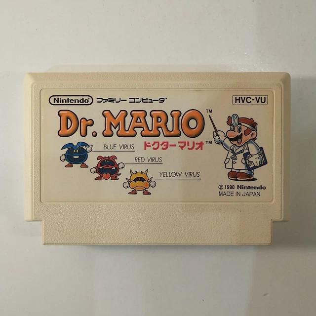 DR. MARIO (NINTENDO Famicom FC NES, 1990) Japan Import $17.99 - PicClick CA