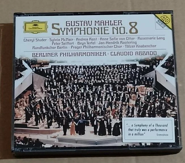 MAHLER SYMPHONY NO8 ABBADO Deutsche Grammophon 2CD LIKE NEW £16.95 - PicClick UK