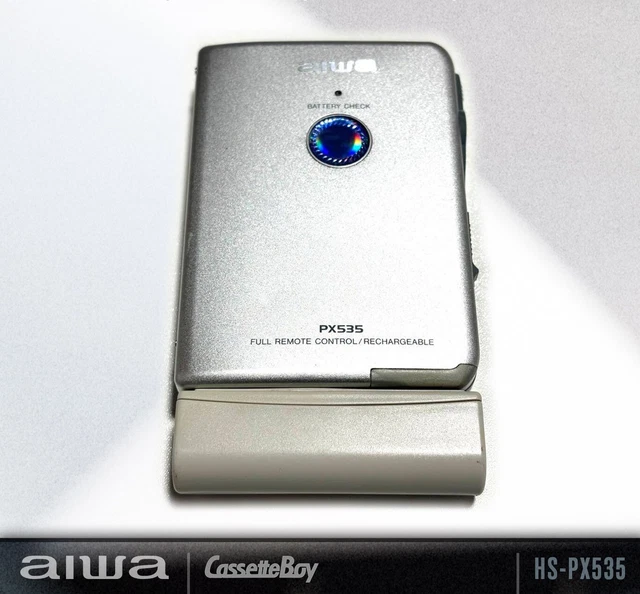 AIWA HS-PX535 PORTABLE Cassette Player Walkman Ultra Compact All Metal ...