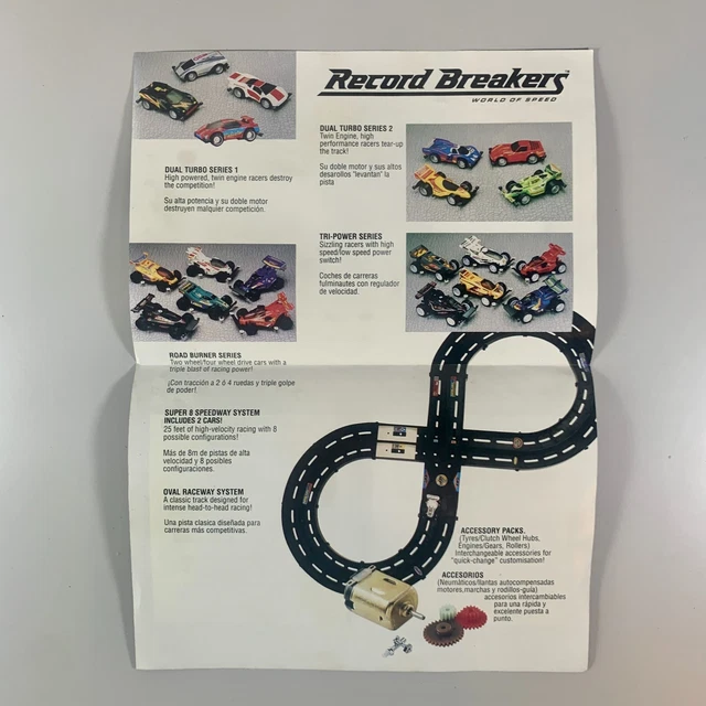 VINTAGE RECORD BREAKERS World of Speed Dual Turbo Series After Burner Car 1989 £27.99 - PicClick UK