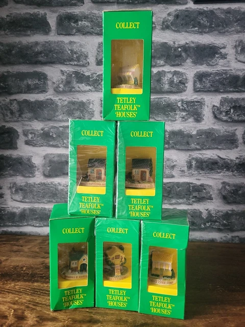 TETLEY TEA FOLK Houses X 6 Collectables £3.99 - PicClick UK