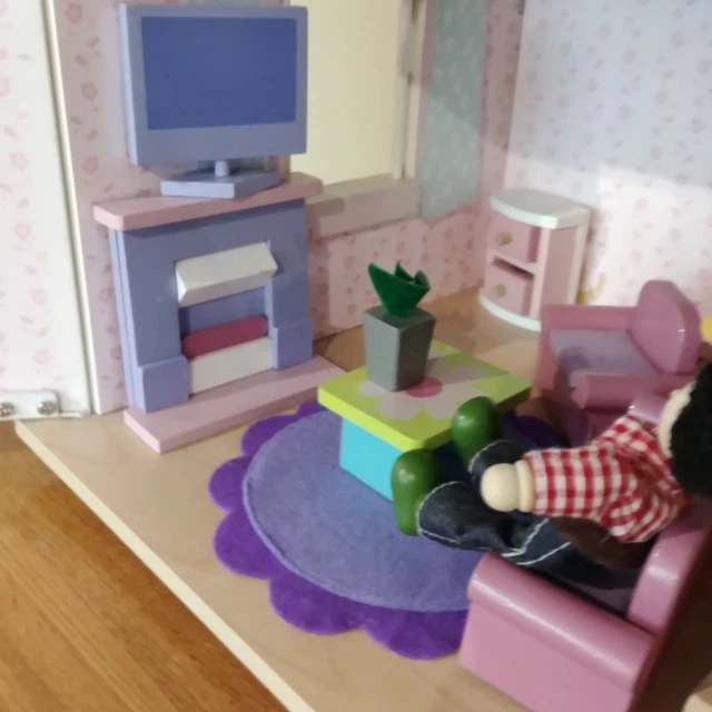 DOLLS HOUSE GREAT Little Trading Wooden Bluebird Assembled +7 Furniture ...