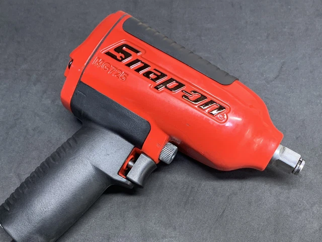 NICE! SNAP-ON 1/2” Drive Air Impact Gun Wrench MG725 Pneumatic Tool USA $92.03 - PicClick CA