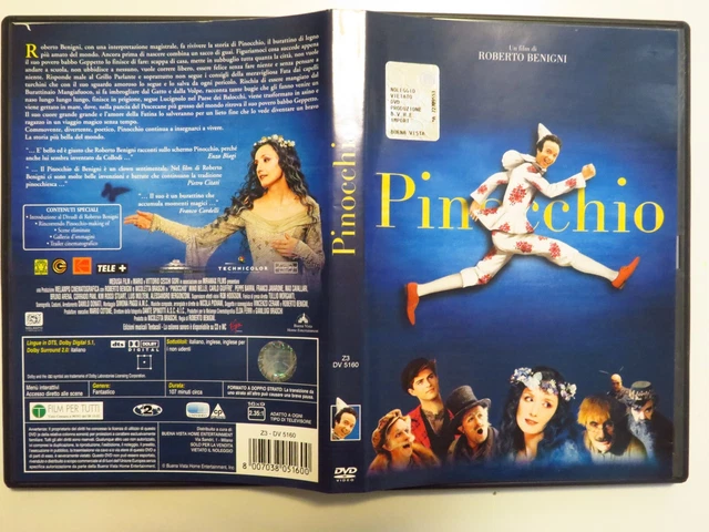 PINOCCHIO - DVD Film Commedia Fantasy, 2002 Regia di Roberto Benigni EUR 9,90 - PicClick IT