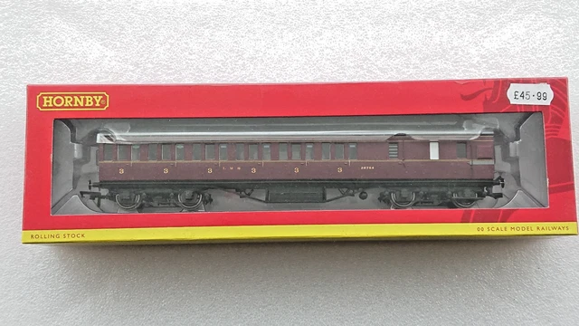HORNBY R4677B LMS Non-Corridor 3rd Class Brake Coach No.20754 NEW £45. ...