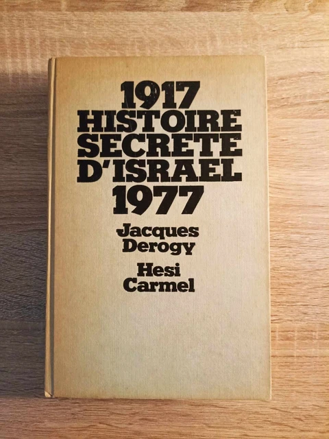 HISTOIRE SECRETE D'ISRAEL 1917-1977 EUR 5,00 - PicClick FR