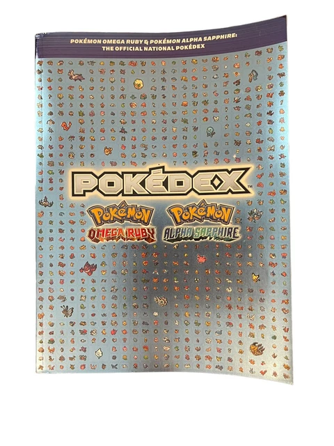 POKEMON OMEGA RUBIS Alpha Saphir Guide National Officiel Pokedex Pas d ...