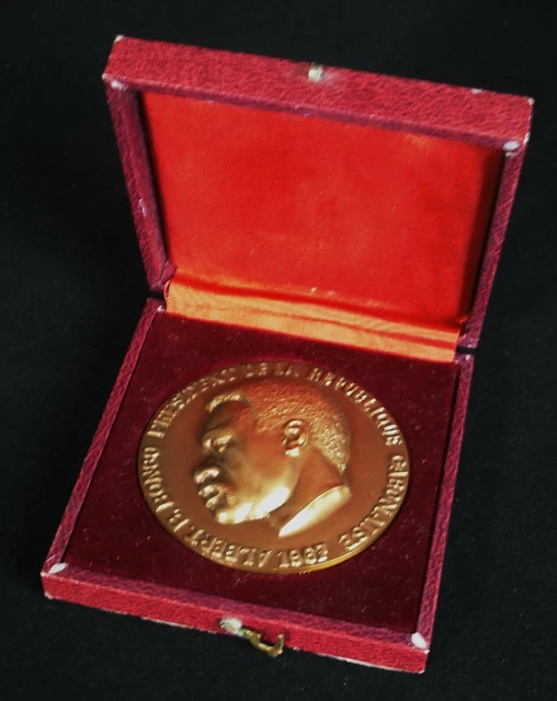 MEDAL 241G ALBERT Omar Bongo President Gabon Africa SC Martinez £104.76 ...