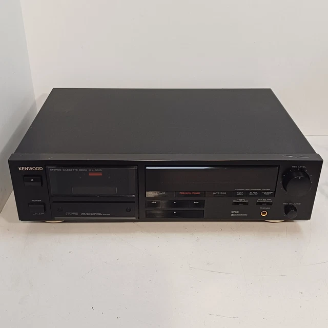 KENWOOD KX-3010 STEREO Cassette Deck TESTED Dolby B/C/HX-Pro Auto Bias ...