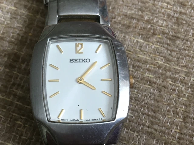 VINTAGE SEIKO 1N00 0Dw8 Ladies Quartz Wrist Watch New Battery, Vgc. £6. ...