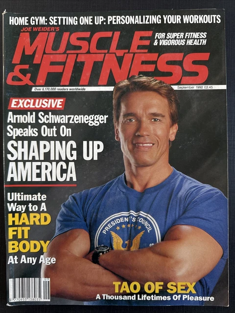 MUSCLE & FITNESS Bodybuilding Magazine September 1992 Arnold ...
