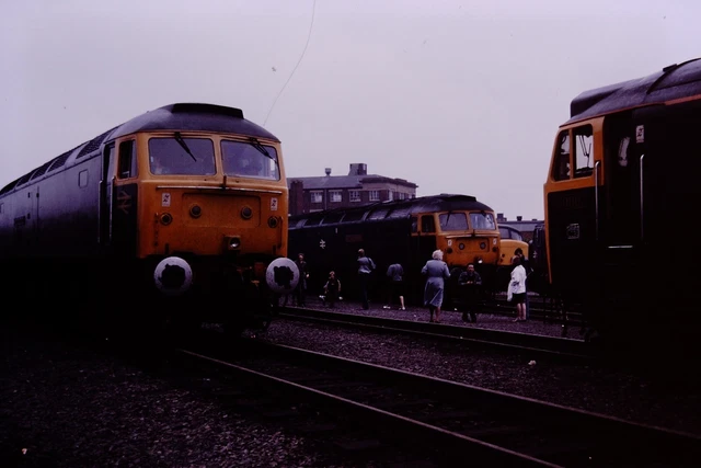 1980S BRITISH RAIL BR Diesel Electric Loco Railway Slide 728 £2.50 ...