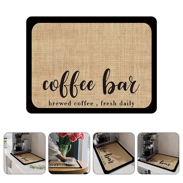 HOUSEHOLD BAR MAT Multi-function Coffee Maker Mat Convenient Table Mat ...