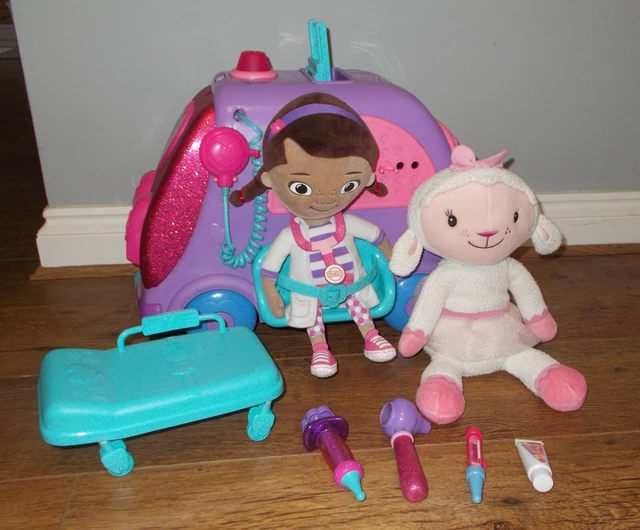 TALKING DOC MCSTUFFINS Get Better Centre Ambulance Pull Along Mobile ...