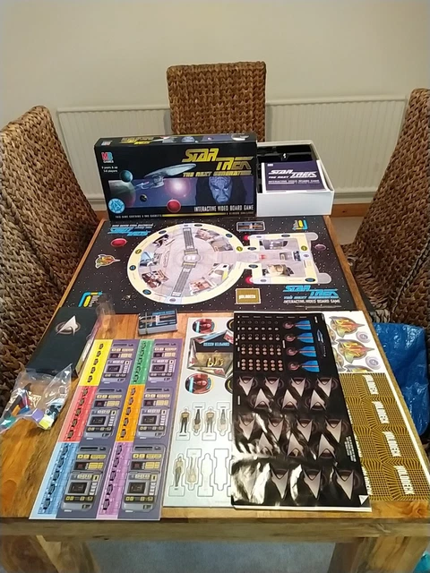 STAR TREK THE Next Generation Interactive VHS Video Board Game NEW £29. ...