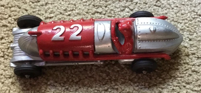 VINTAGE ANTIQUE 1930-50 Hubley toy die cast and iron metal race car ...