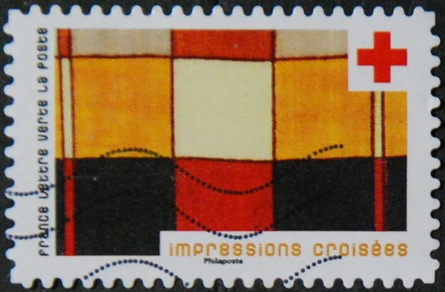 FRANCE 2022 - CROIX ROUGE - N° AA 2128 Oblitéré - ni clair ni aminci ...