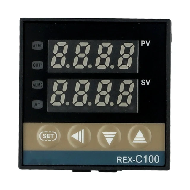 KIT DE CONTRÔLE de température PID REX C100 avec sonde thermocouple Max 25A SS EUR 25,67 ...