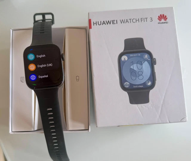 SMARTWATCH HUAWEI WATCH Fit 3 black nero perfetto EUR 75,00 - PicClick IT