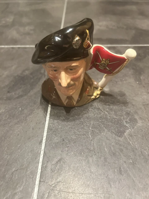 ROYAL DOULTON SMALL Character Toby Jug Viscount Montgomery Of Alamein ...