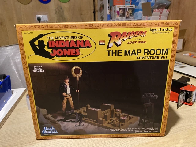 INDIANA JONES RAIDERS of the Lost Ark Map Room Adventure Set Kenner ...