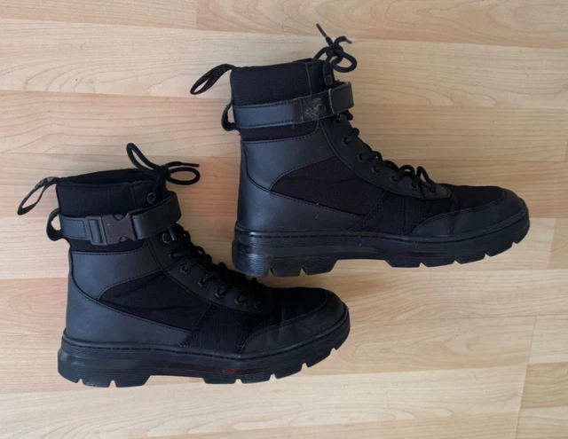 DR. MARTENS COMBS Tech Utility Boots, , Poly, Unisex, Black, Size 9 UK ...
