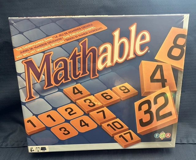 MATHABLE BOARD GAME Scrabble Math Educational Learning Homeschool Teach ...