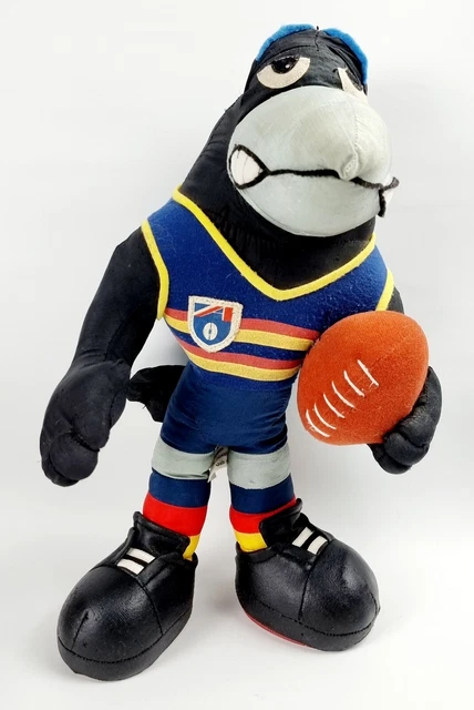 ADELAIDE CROWS VINTAGE Claude Plush Soft Toy Doll AFL 1990s Football ...