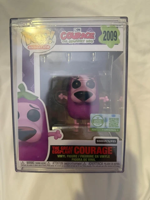 FUNKO POP! COURAGE the Cowardly Dog: The Great Eggplant Courage #2009 ...