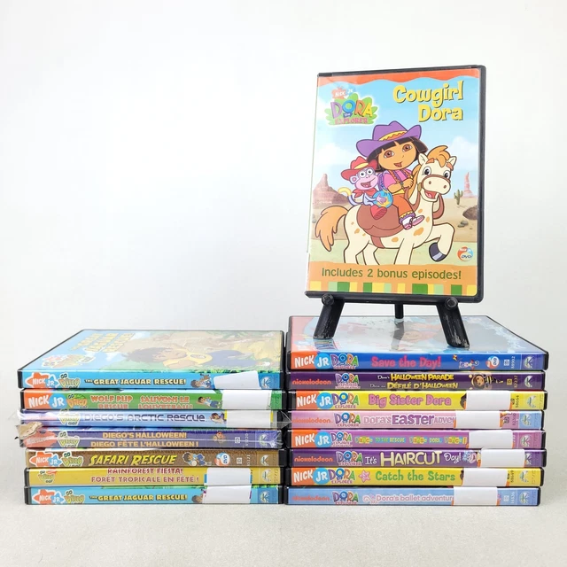 LOTTO DI 15 cartoni animati film DVD Go Nickelodeon Nick Jr Dora ...