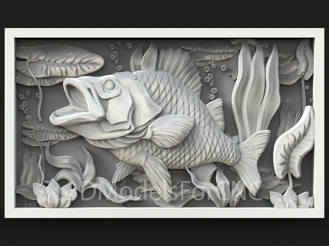 3d Model Stl File For Cnc Router Laser And 3d Printer Flowers 1 £2 61