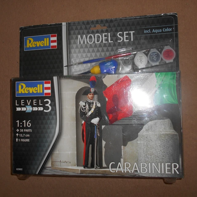 REVELL CARABINIER LEVEL 3 Model Set Incl Aqua Color Model Kit ...