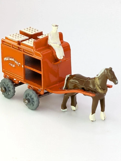 MATCHBOX LESNEY MOKO 7a Horsedrawn Milk Float vintage diecast toy car ...
