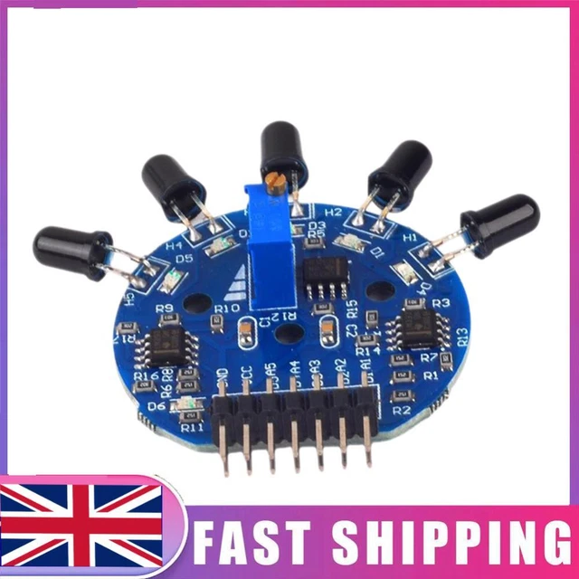 5 WAY FIRE Detection Sensor Module 3.3V-9V Flame Sensor for Arduino ...
