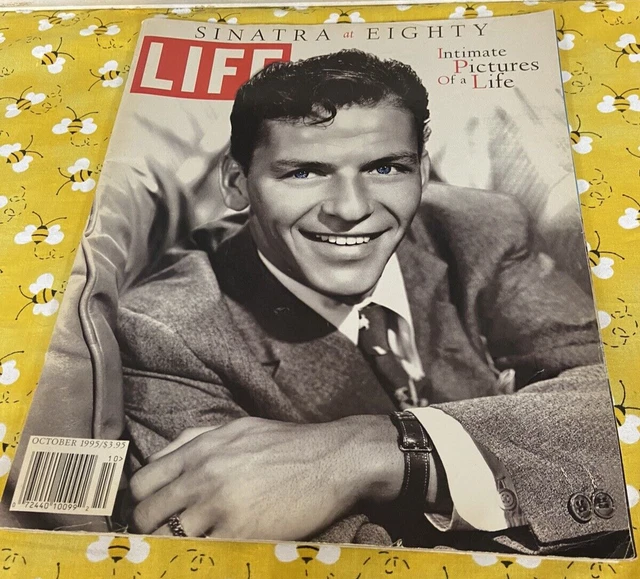 LIFE MAGAZINE - October 1995-Frank Sinatra at Eighty-Intimate Pictures ...