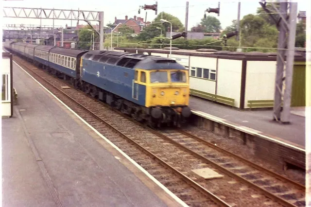 35MM RAILWAY COLOUR Negative Class 47 408 at Sandbach £1.75 - PicClick UK