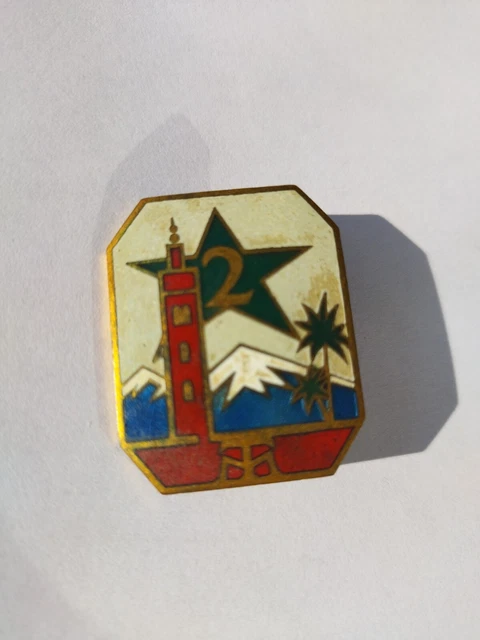 INSIGNE COLONIAL 2 régiment tirailleurs marocains RTM EUR 10,00 - PicClick FR