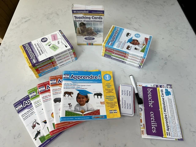 YOUR BABY/CHILD CAN Learn! FRENCH Deluxe Kit Dr Robert Titzer Infant ...
