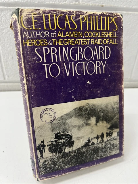 VINTAGE BOOK SPRINGBOARD TO VICTORY PHILLIPS JAPANESE WAR 1st EDITION ...