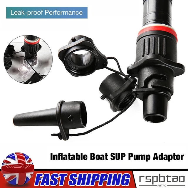 BOAT AIR VALVE Adaptor Kayak Valve Conversion Head Inflatable Boat Pump ...