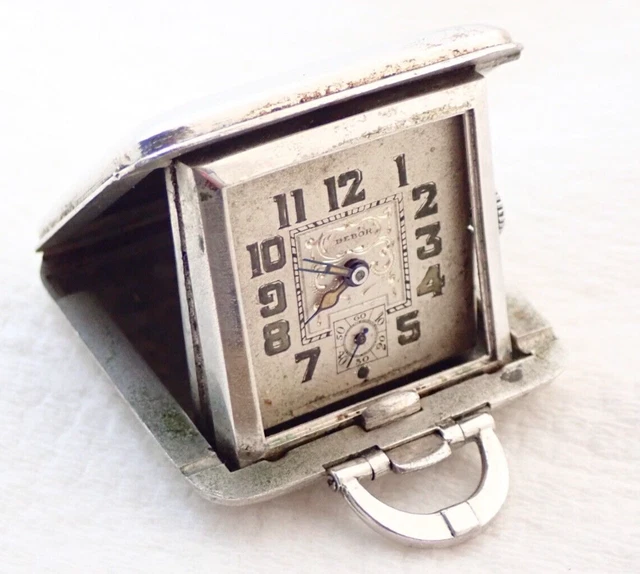 ANTIQUE SWISS DEBOR Purse Travel Pocket Watch Parts Repair $69.00 ...