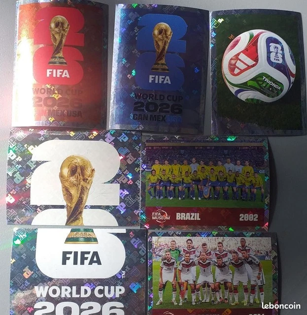 PANINI COUPE DU MONDE 2026 Fwc 1 2 5 6 8 16 18 EUR 20,00 - PicClick FR