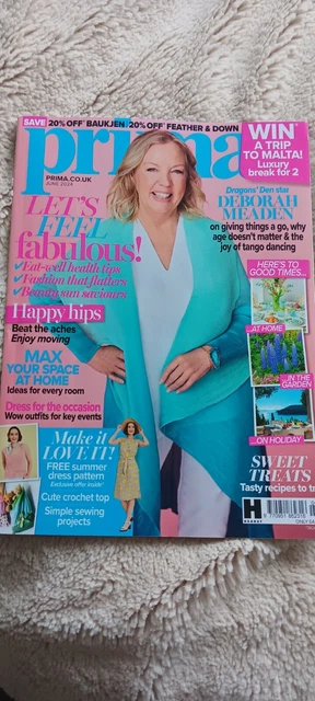 PRIMA MAGAZINE (UK) - JUNE 2024 £4.30 - PicClick UK