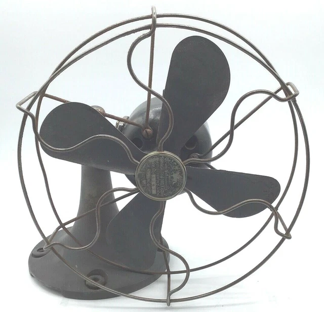 1920'S RITTER VINTAGE compact metal dental fan (9.5" x 5.5" x 9.25" - 4 ...