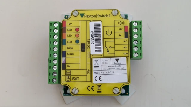PAXTON INS-20007 SWITCH2 Control Unit 405-321 £0.99 - PicClick UK