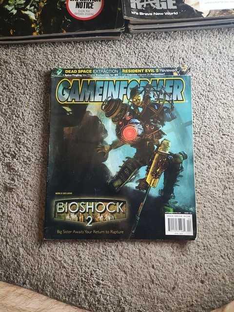 BIOSHOCK 2 GAME Informer Magazine (April 2009) Issue #192 World ...